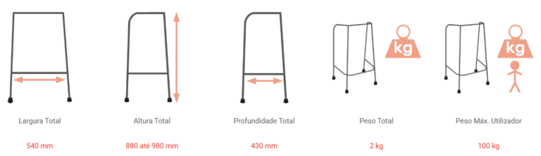ANDARILHO FIXO - Ortopedia Marques